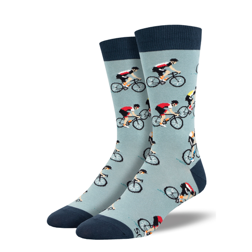 Cycling Crew Socks - Sock Smith - Accessories-Mens Socks : Mariposa ...